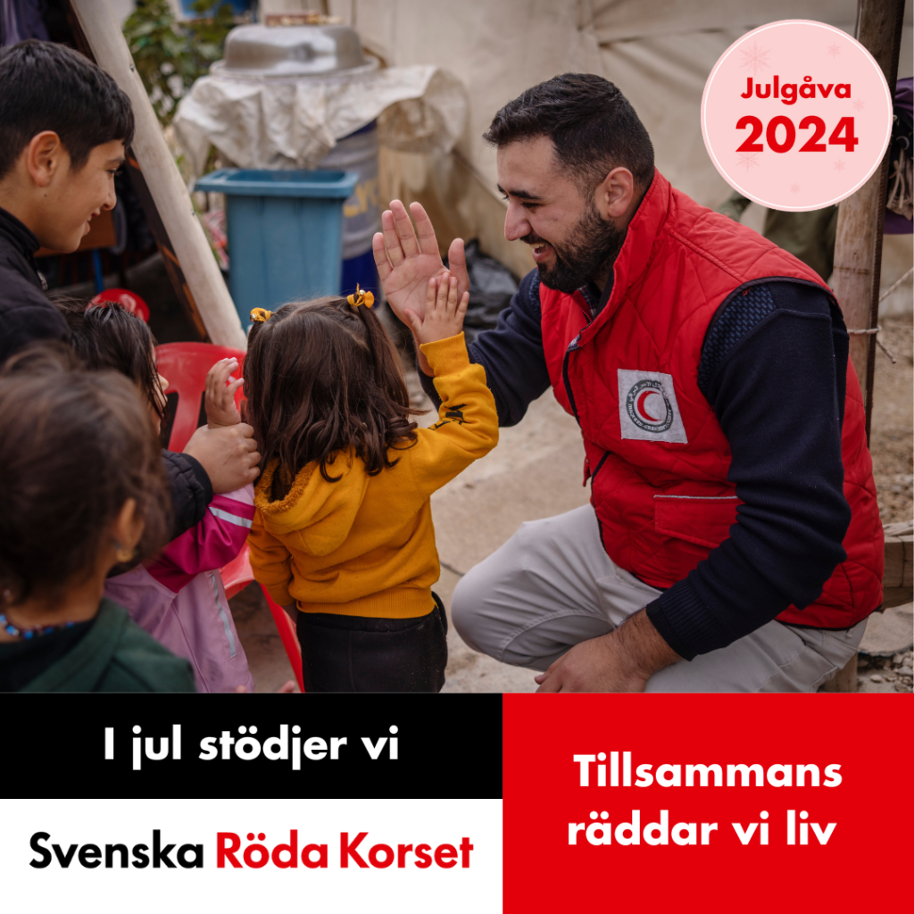 Vi stödjer Svenska Röda Korset - Wändels